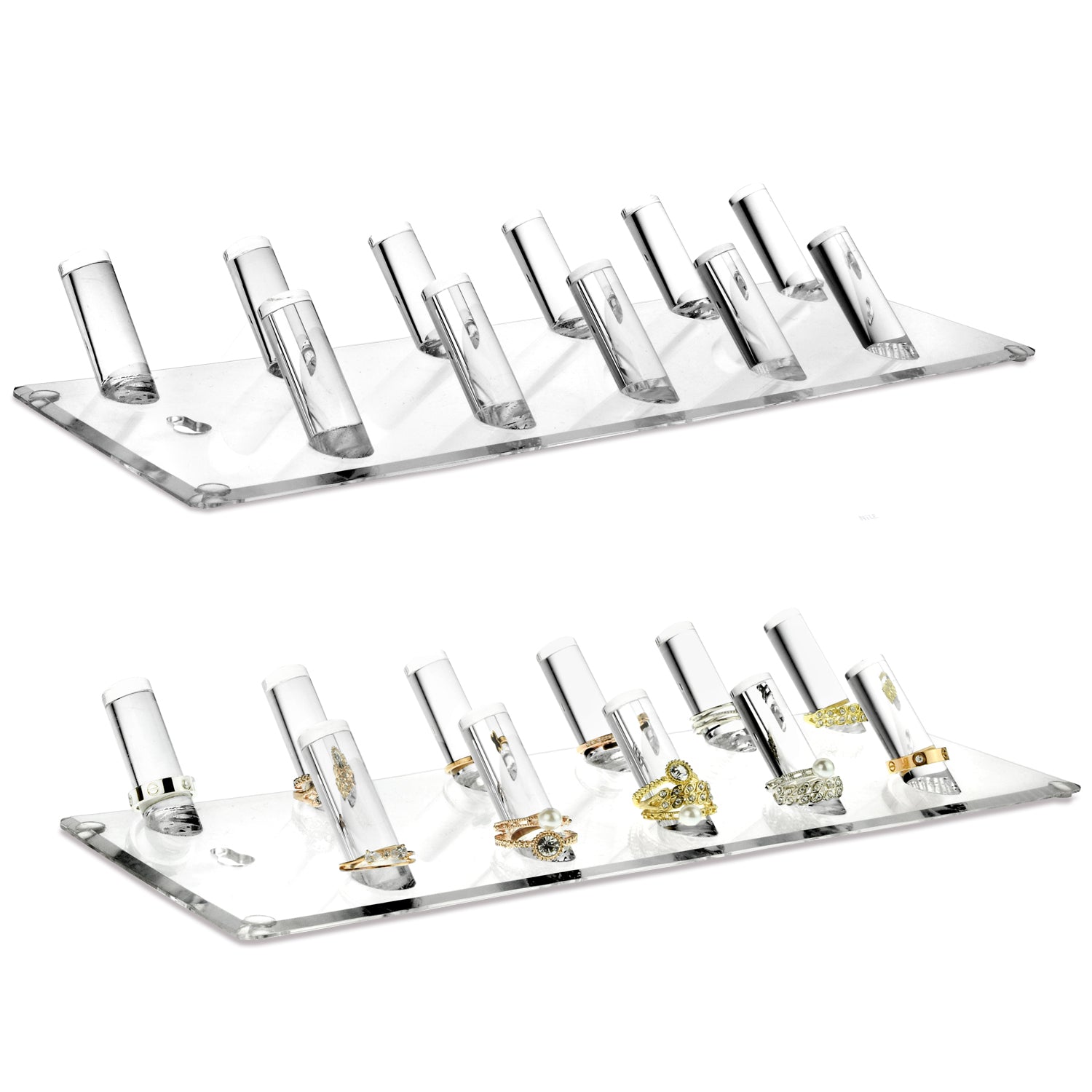 IKEE DESIGN®: Acrylic Multipurpose Holder Rack for Wall & Tabletop