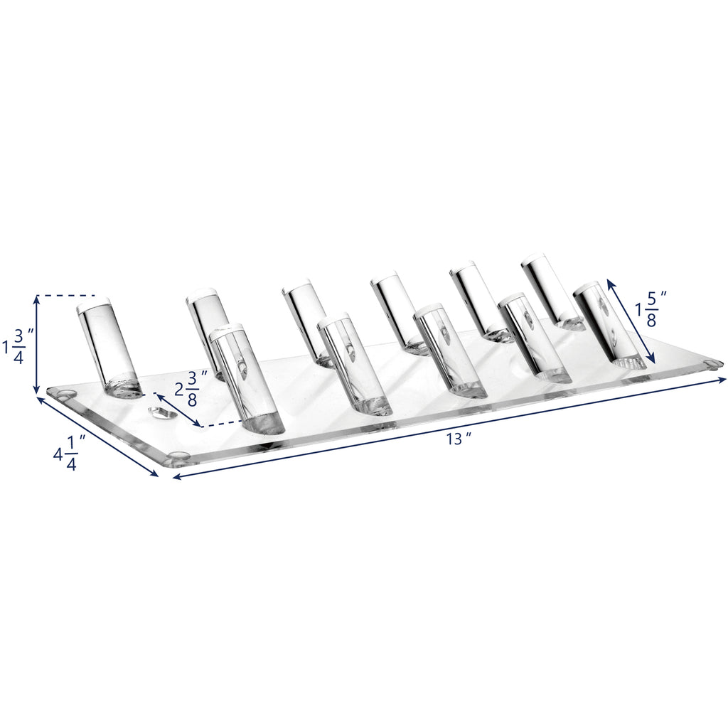 IKEE DESIGN®: Acrylic Multipurpose Holder Rack for Wall & Tabletop