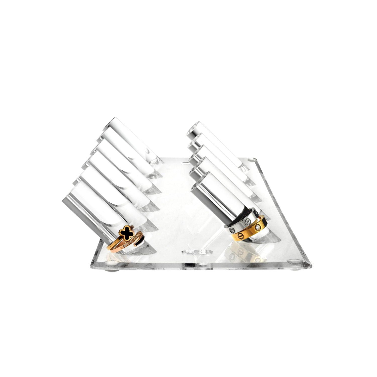 IKEE DESIGN®: Acrylic Multipurpose Holder Rack for Wall & Tabletop