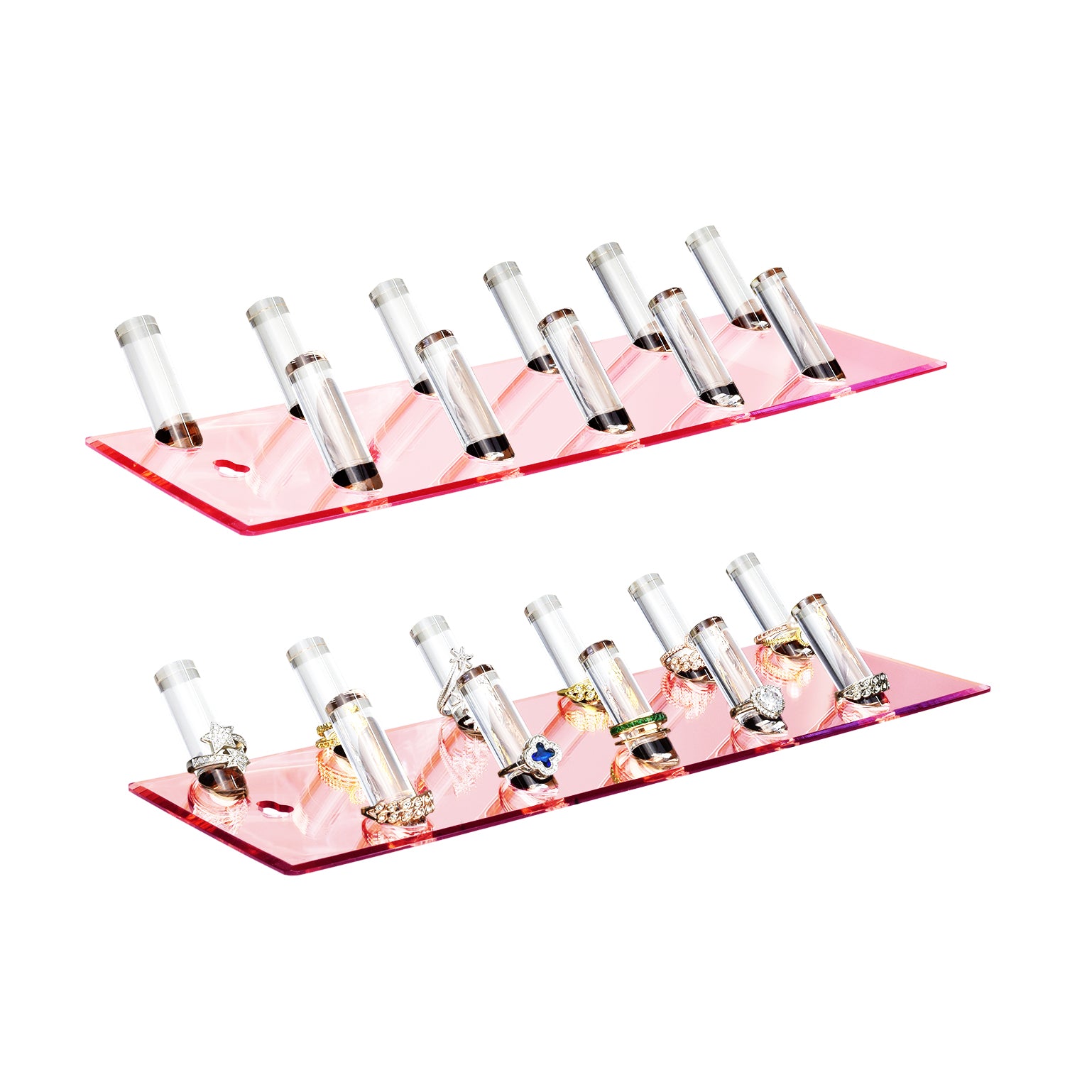 IKEE DESIGN®: Acrylic Multipurpose Holder Rack for Wall & Tabletop