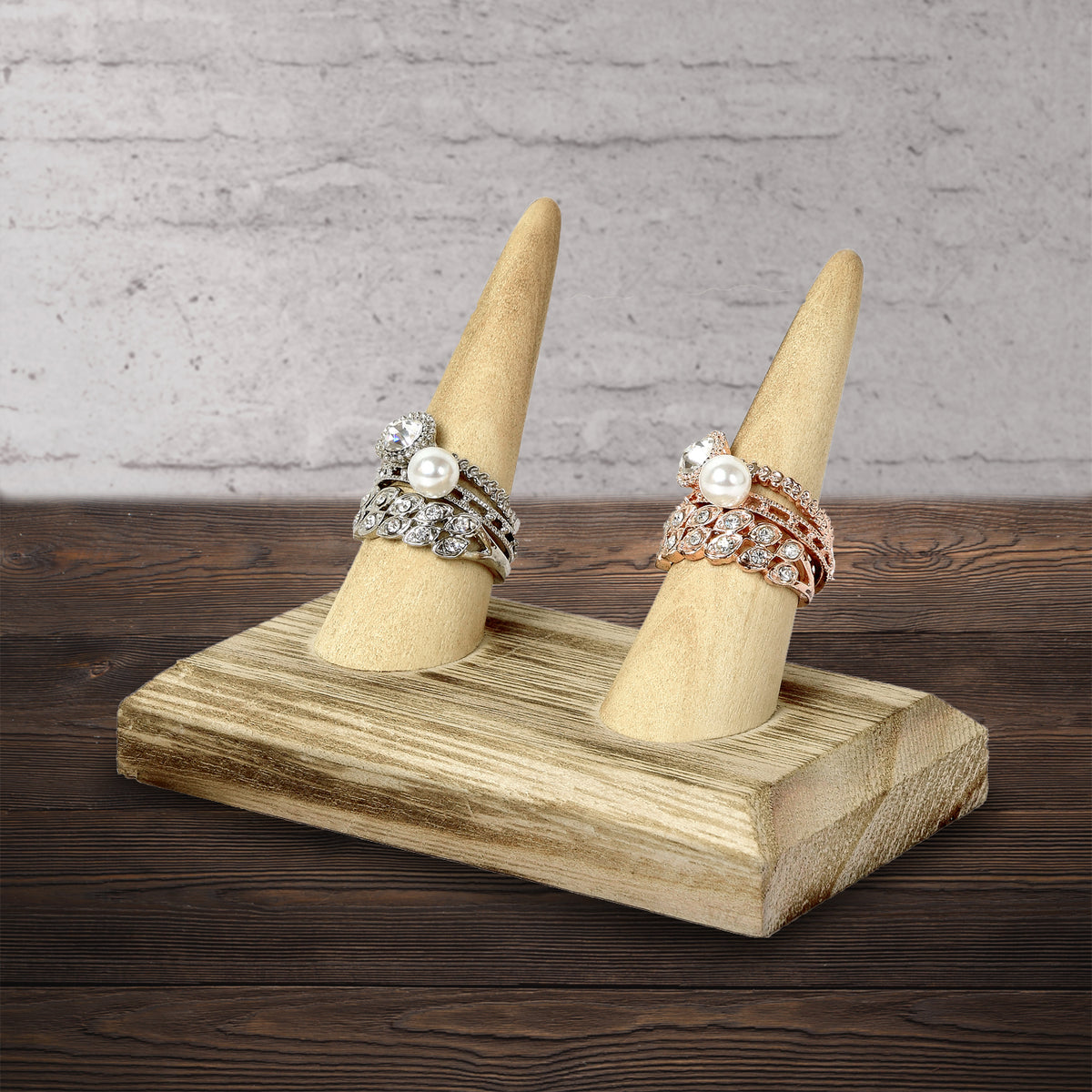 Ikee Design® 4 Pcs Set Finger Ring Stand Jewelry Display Holder 3 7/8"